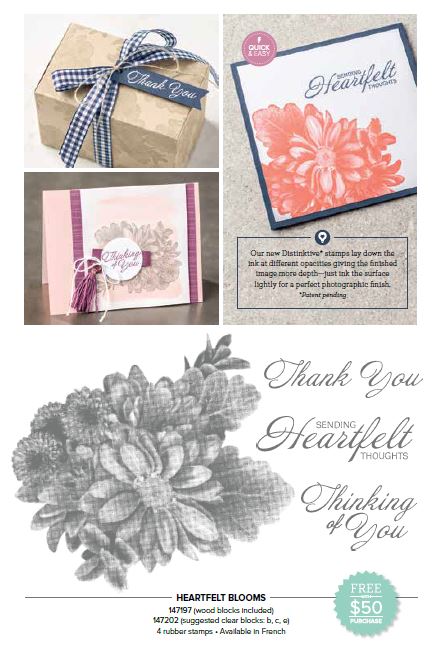 Stampin UP Heartfelt Blooms Stamp set | Stampin' by Genny's Blog